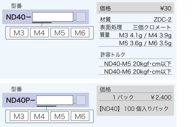ND40 - ユキ技研株式会社